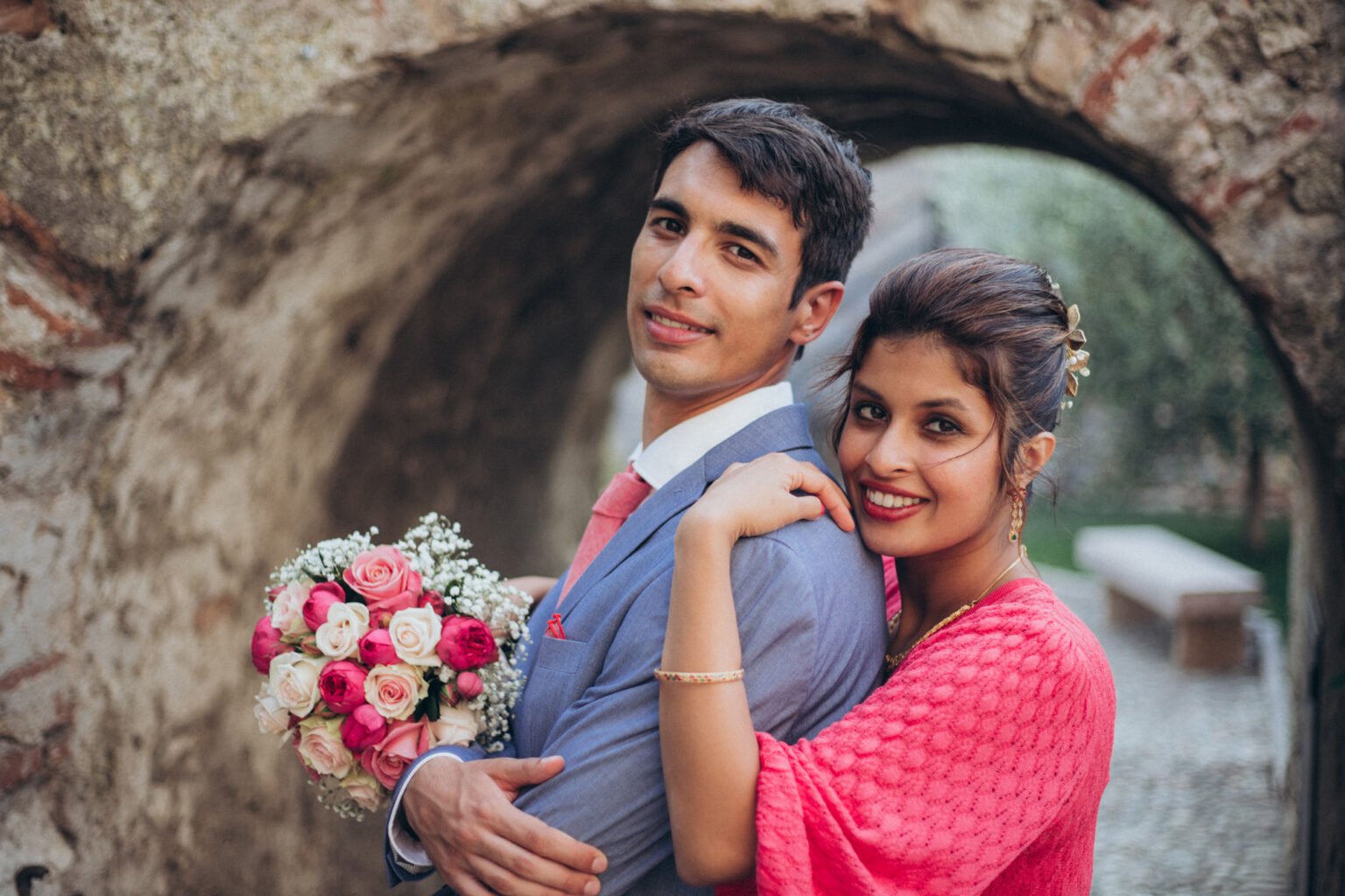 Italian-Indian wedding in Malcesine on Lake Garda | Kurshinel Photography